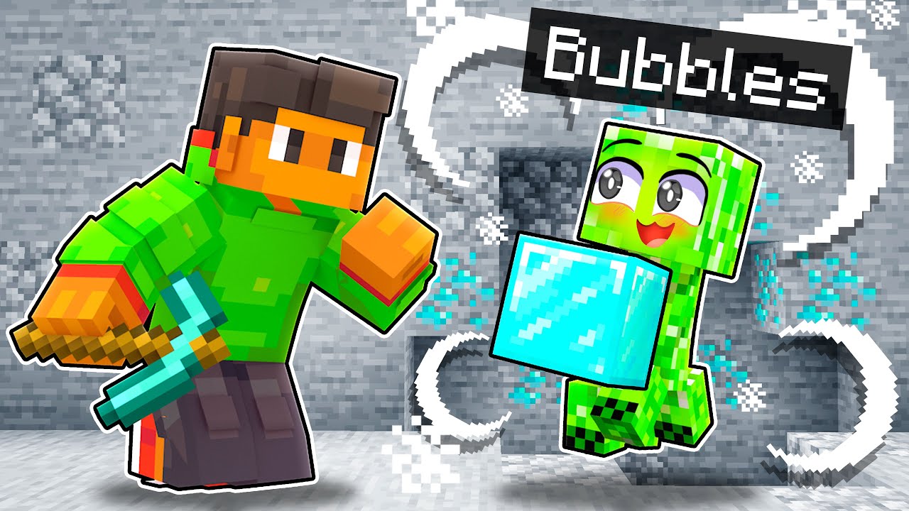 Playing Minecraft as a HELPFUL Creeper! - YouTube