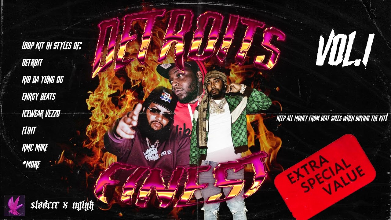 [LOOP KIT] Detroits Finest Vol.1 (RMC Mike, Icewear Vezzo, Flint, Rio ...