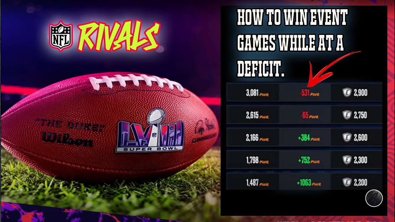 NFL RIVALS! How to win event games while at a deficit. Pack Opening and ...