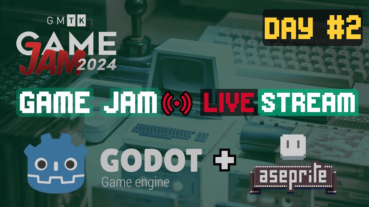 Trying out Godot for the first time! | GMTK2024 Game Jam | Day 2 - Part ...