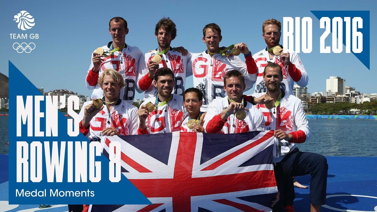 Team Gb Mens Eight Rowing Gold Rio 2016 Medal Moments Youtube