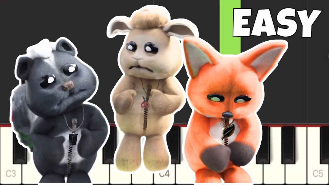 The Rejected Smiling Critters - EASY Piano Tutorial - Poppy Playtime ...