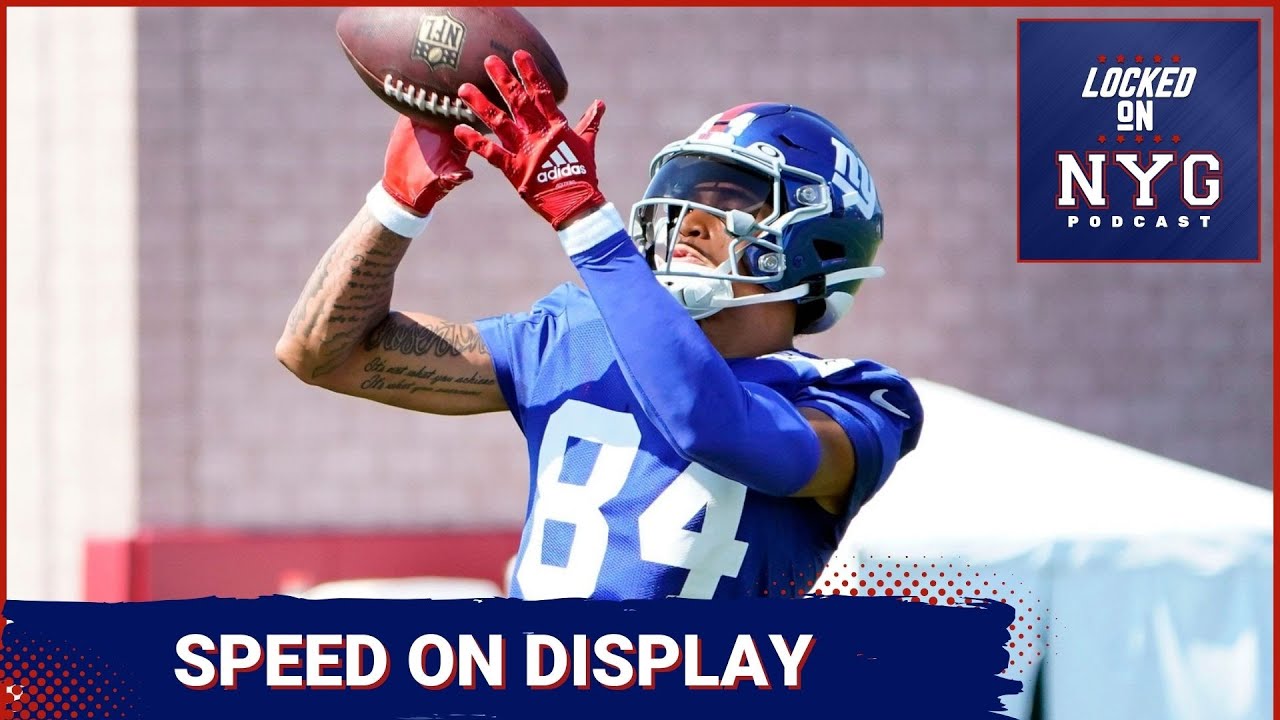 New York Giants Speed on Display - YouTube