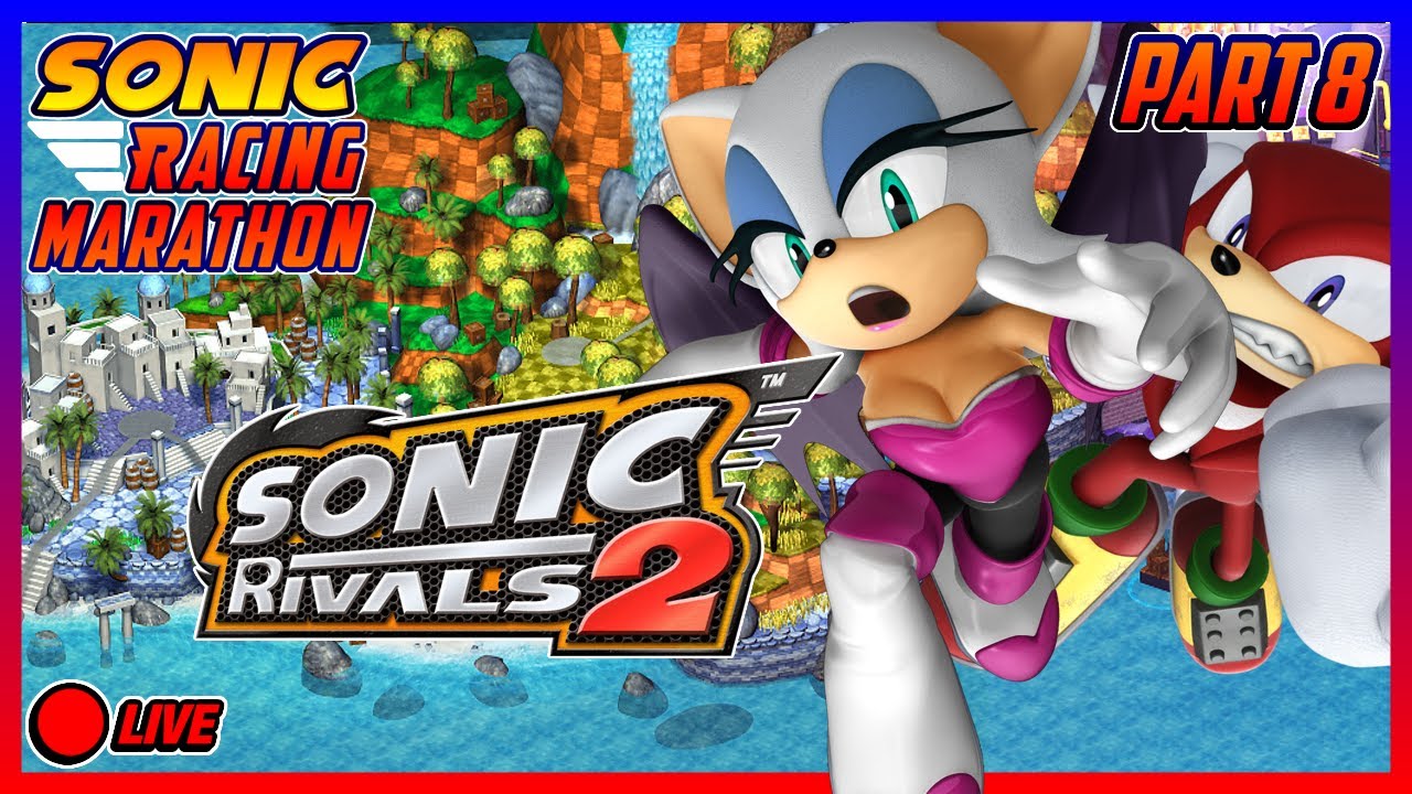 Sonic Racing Marathon (Part 8): Sonic Rivals 2 - Knuckles & Rouge Story ...