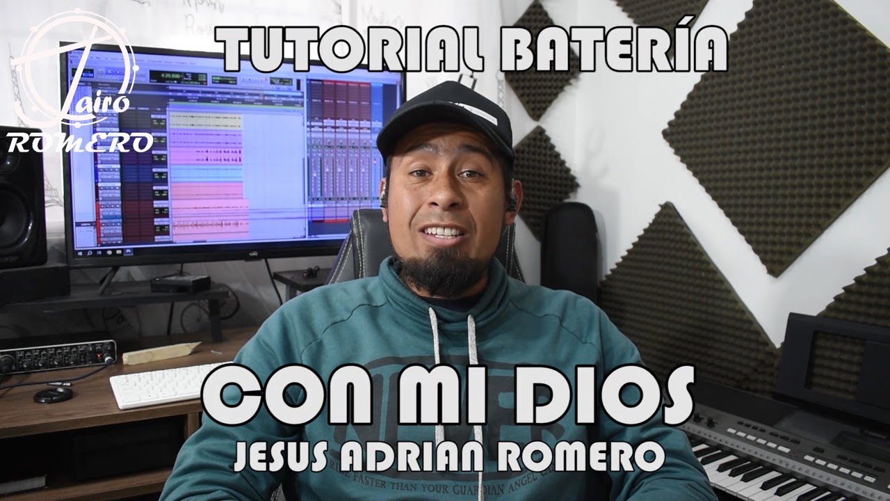 CON MI DIOS (Jesús Adrian Romero) tutorial bateria 🎧 - YouTube