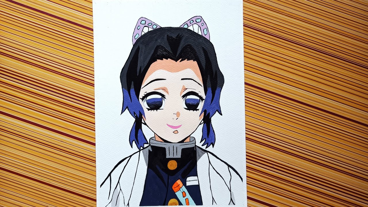 How to Draw Shinobu Kocho| Demon slayer| #youtubeindia #viral #anime ...