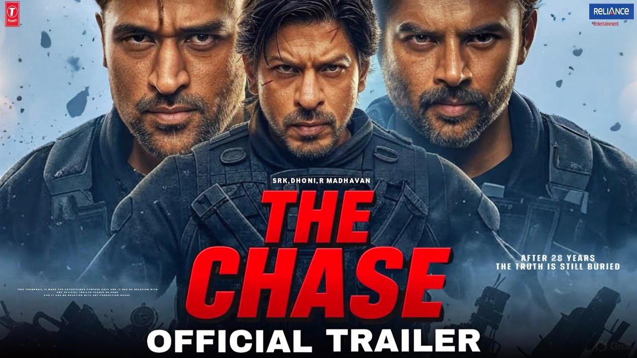 THE CHASE - Official Trailer | Ms Dhoni | Shah Rukh Khan | R. Madhavan ...