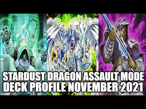 STARDUST DRAGON ASSAULT MODE DECK PROFILE (NOVEMBER 2021) YUGIOH! - YouTube