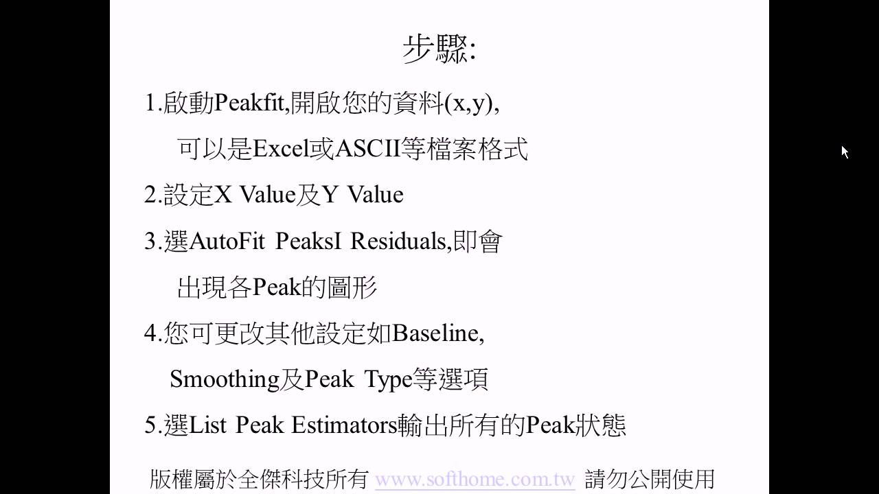Peakfit Concept 01 - YouTube