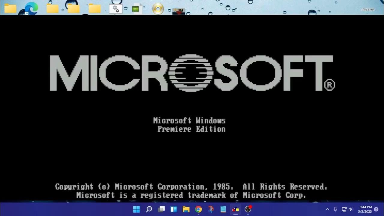 Upgrading Windows 1.0 DR5 To Windows 1.04 - YouTube