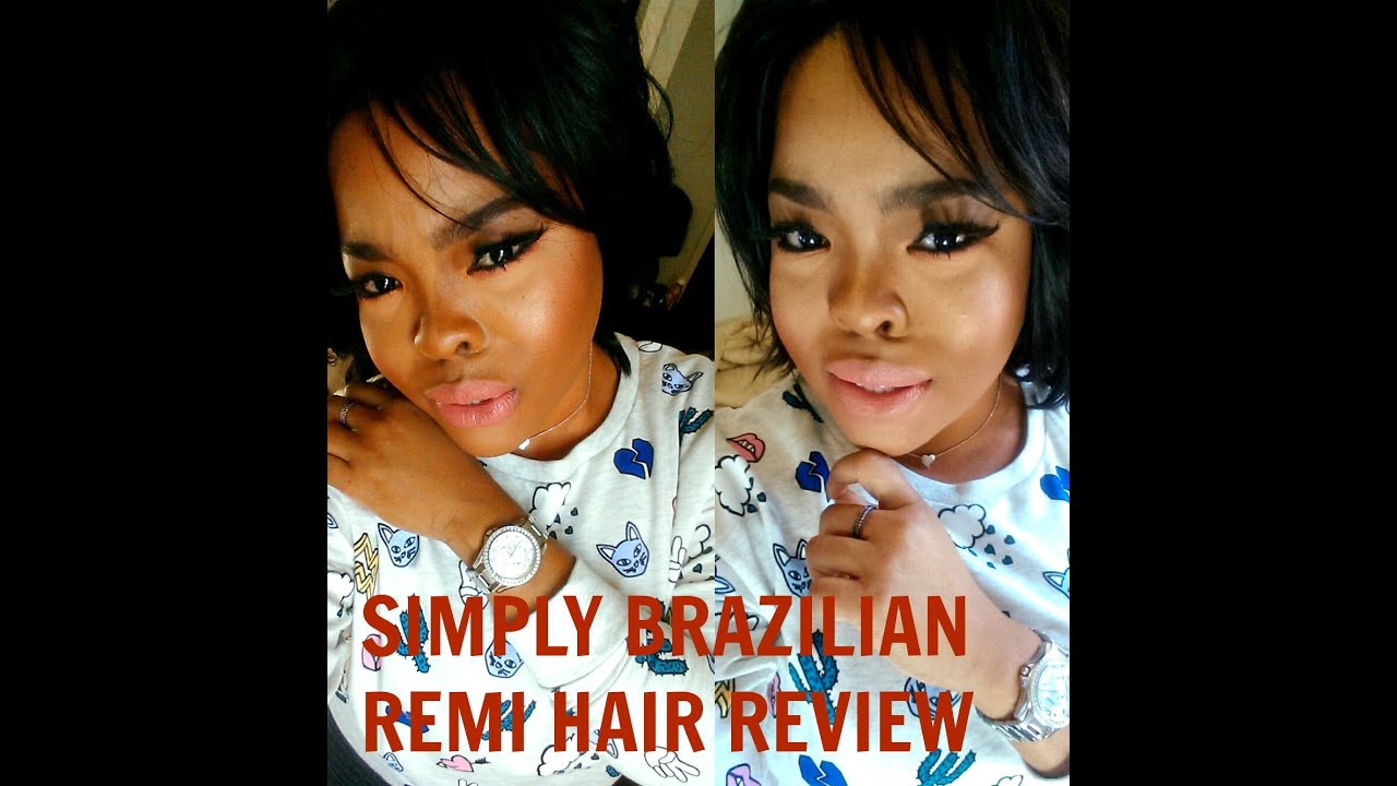 OUTRE SIMPLY BRAZILIAN REMI HAIR BY DUBY| 8 inches! |HAIR REVIEW - YouTube