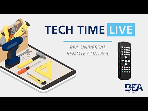 Tech Time Live: BEA UNIVERSAL REMOTE CONTROL - YouTube