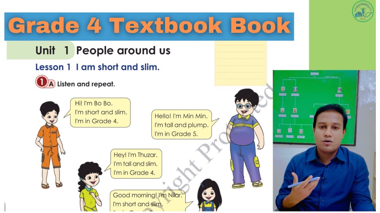 Grade 4 unit-1 (part One) စနစ်သစ်English Textbook of Myanmar New ...