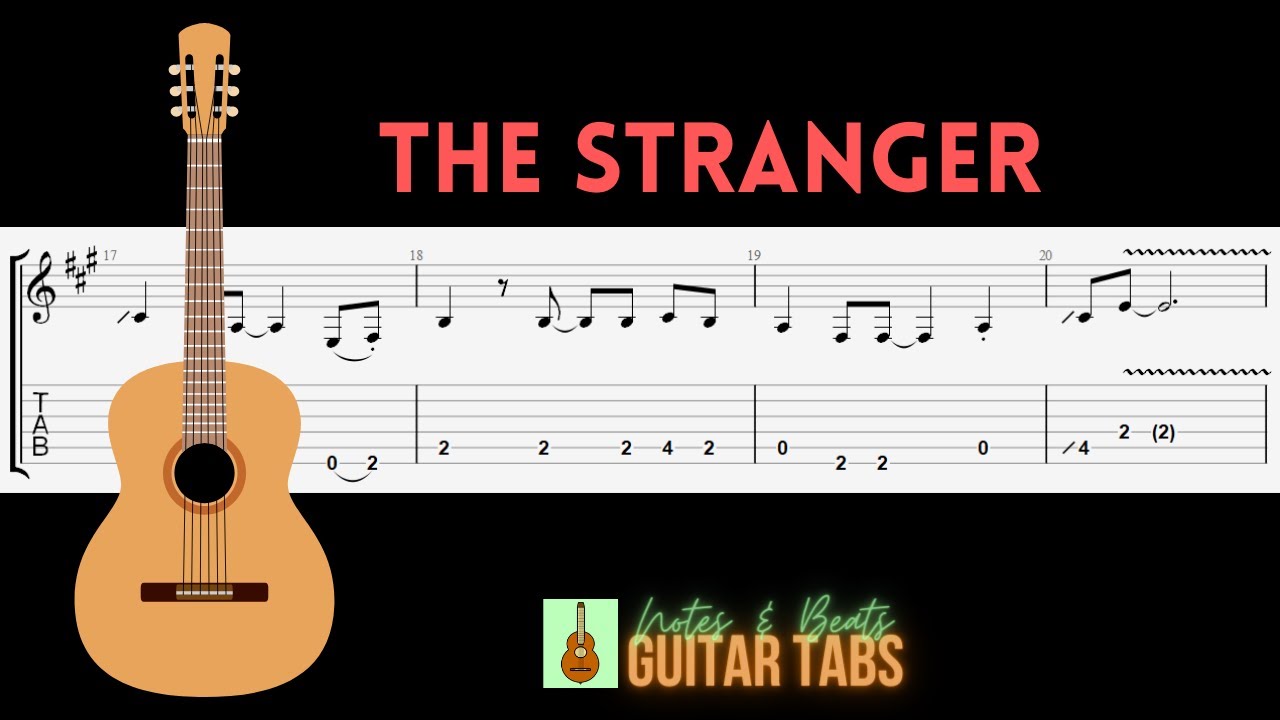 The Shadows- The Stranger GUITAR TAB - YouTube