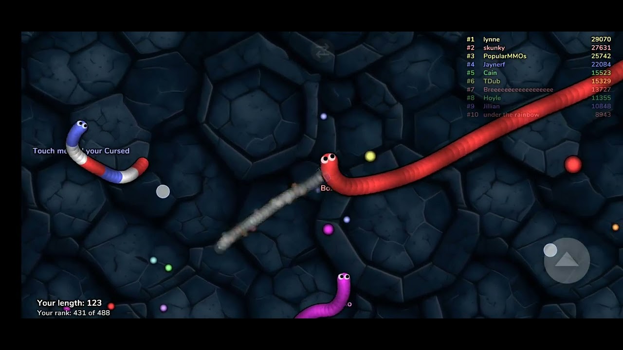 Crazy worm cruising all over the place - YouTube