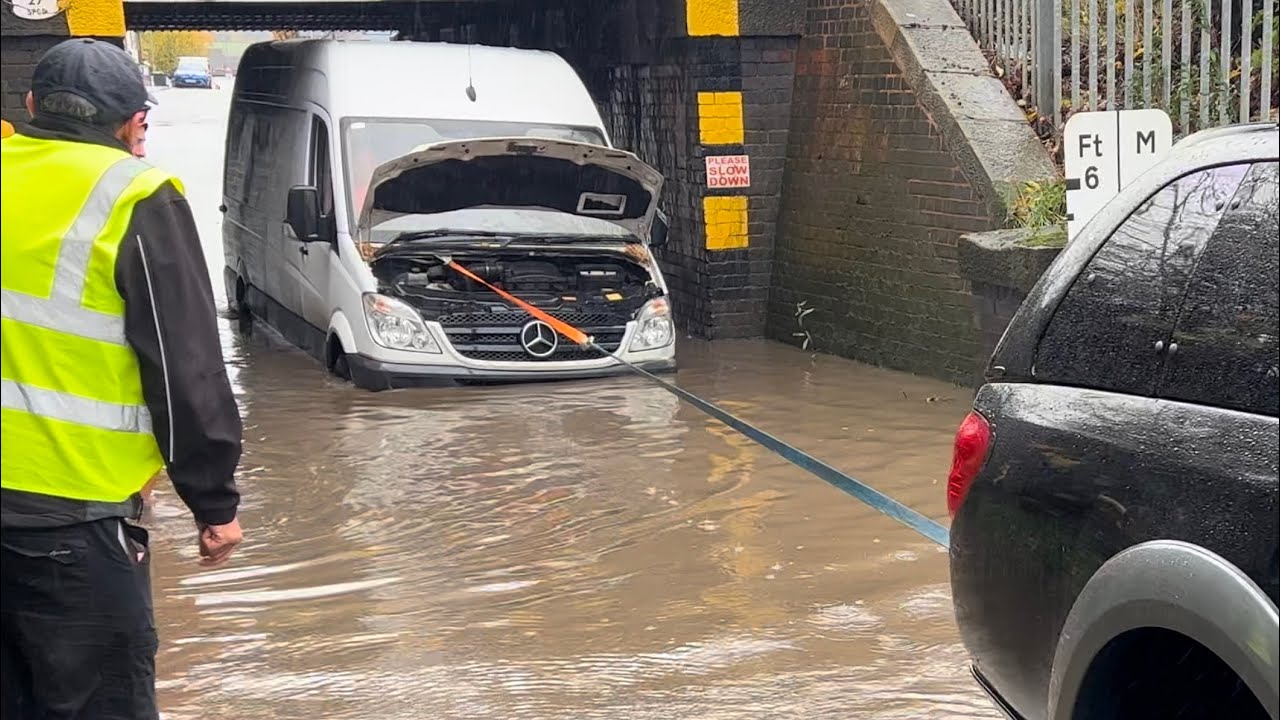 Rufford Ford & Church Hill Road || Vehicles vs DEEP water compilation ...