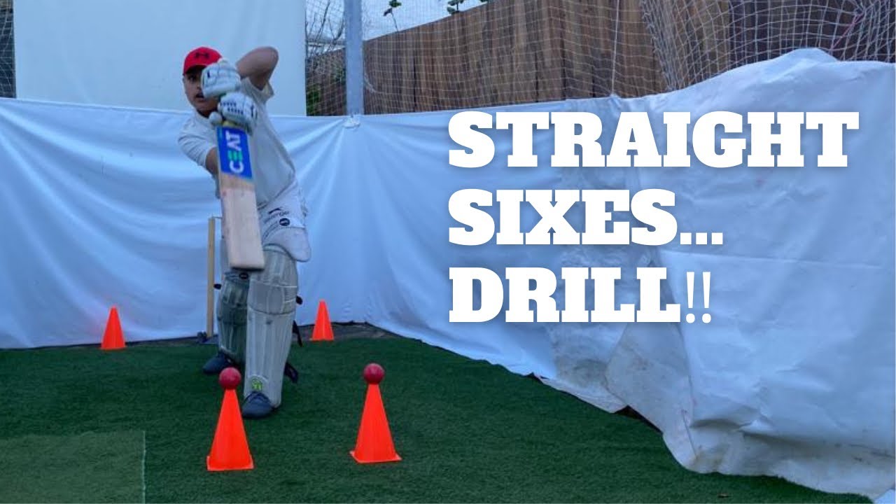 Tips to hit Straight SIXES || POWER HITTING Practice || SIX Hitting ...