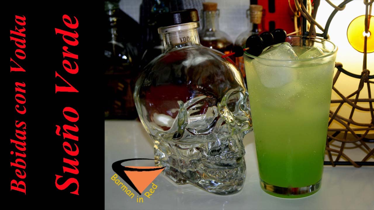 BEBIDAS CON VODKA I COCTEL SUEÑO VERDE - GREEN DREAM COCKTAIL - YouTube