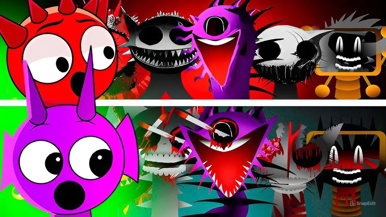 Phase 1 vs Phase 2 vs Phase 3 vs Phase 4 vs Phase 5/6/7/8/9/10/11/12 in Incredibox Sprunki ...