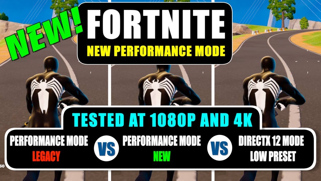 New Performance Mode vs Legacy mode vs DirectX 12 in Fortnite | 1080p ...