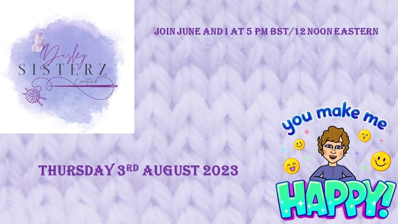 Join June and I @ 5 pm BST/12 Noon Eastern - YouTube