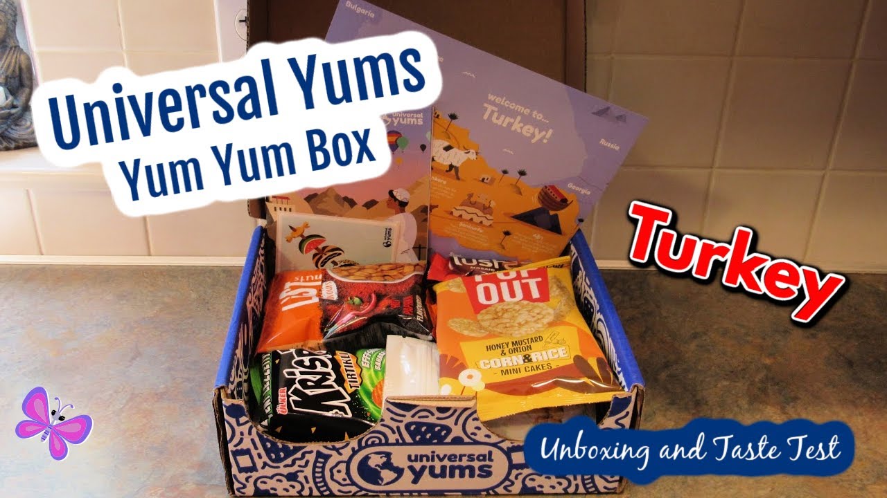 Turkey UNIVERSAL YUMS Subscription Box Unboxing & Taste Test | May 2021 ...