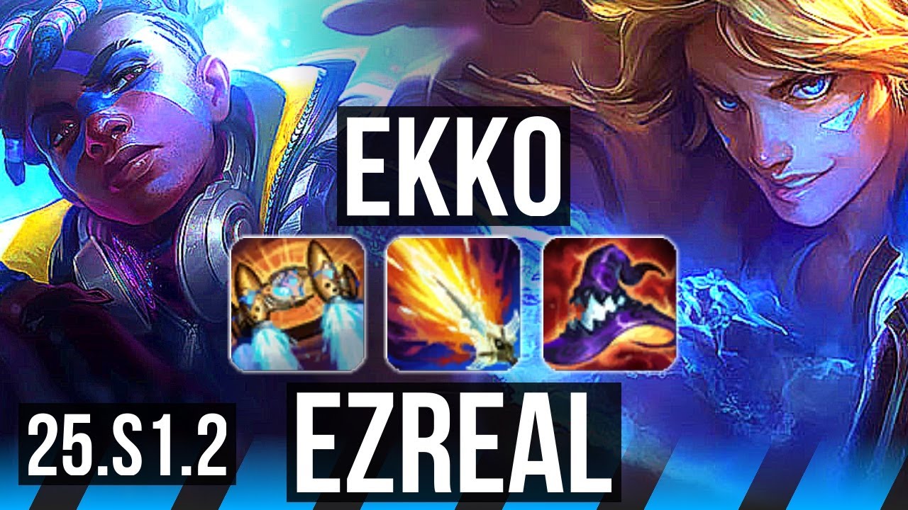 EKKO vs EZREAL (MID) | 11/2/5, 500+ games, Dominating | KR Master | 25 ...