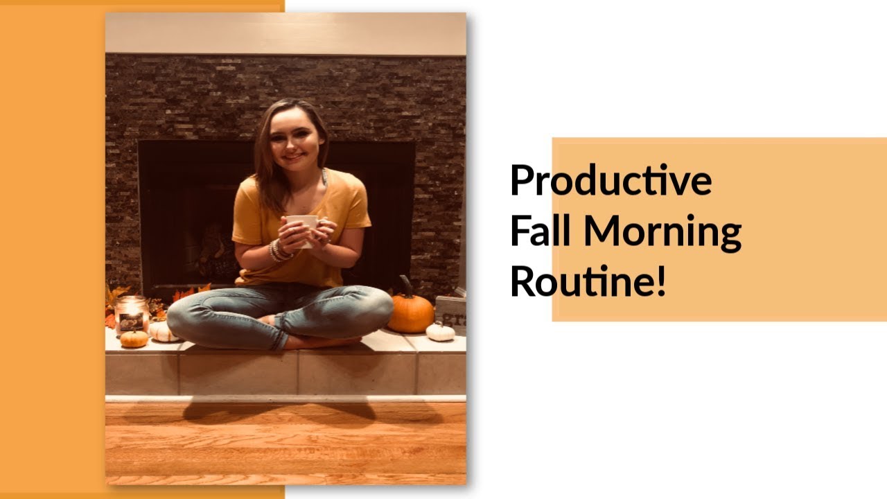 Fall Morning Routine (productive) - YouTube