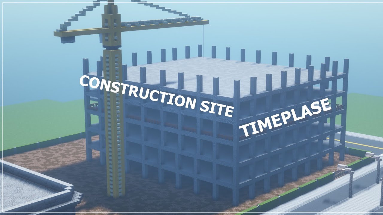 Building A City #18 (S1) // Construction Site // Minecraft Timelapse ...