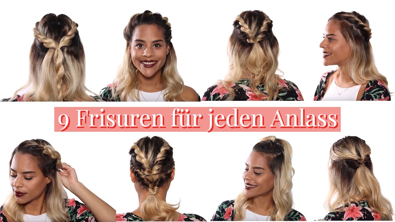 5 Minuten Frisuren Schulterlang