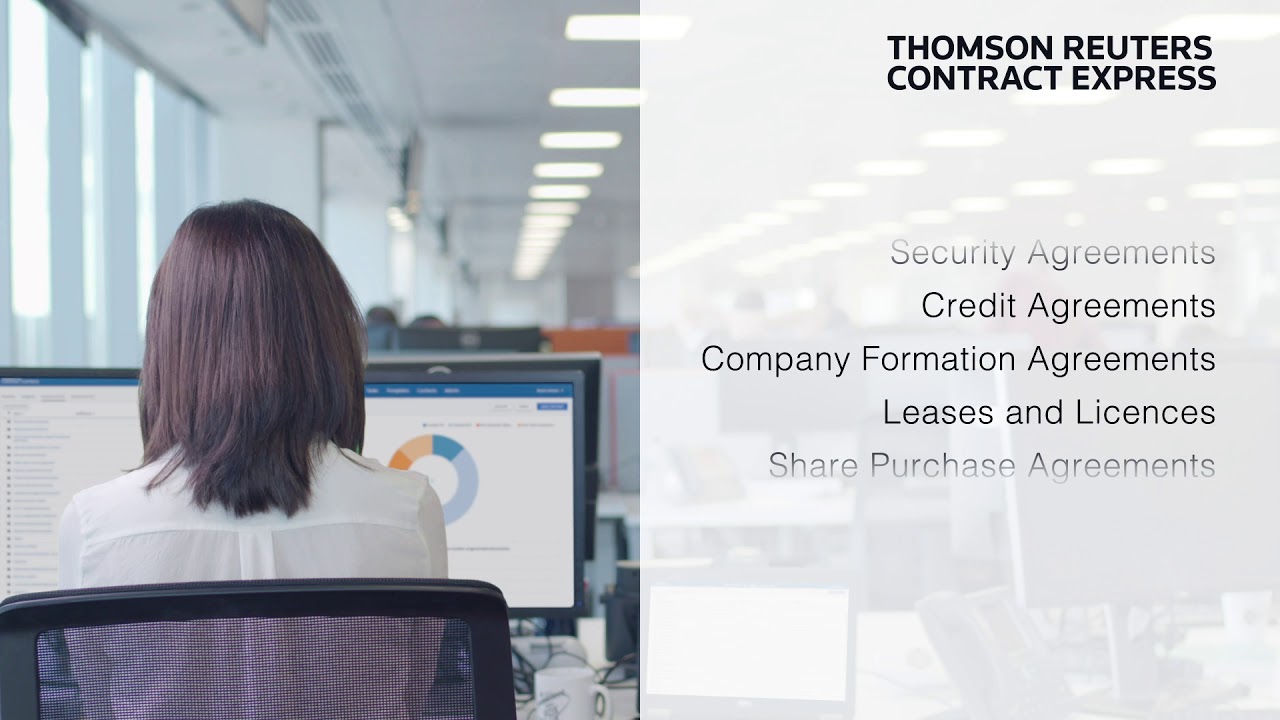 Streamline your documents with Thomson Reuters Contract Express - YouTube