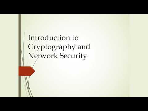 Cryptography and Network Security | Introduction | CNS Basics | Algorithms |Security| Attacks ...