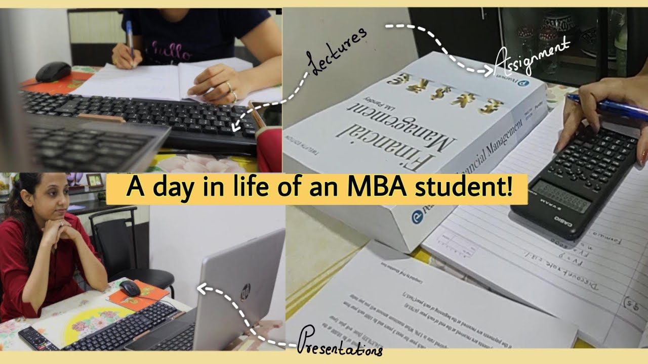 A day in life of an MBA student || Presentation & Submissions 👩‍💻 ...