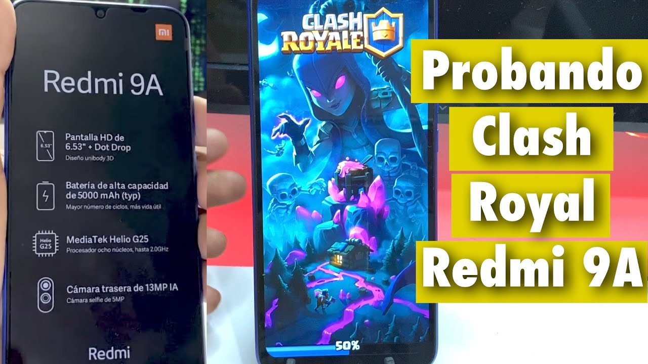 Así corre Clash Royal en el Xiaomi Redmi 9A ¿Vale la Pena? - YouTube