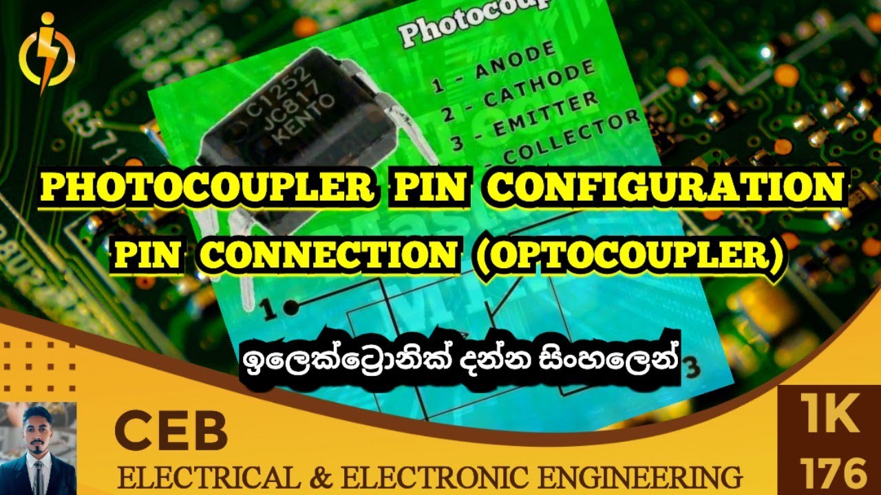 Photocoupler pin configuration | optocoupler pin connection - YouTube