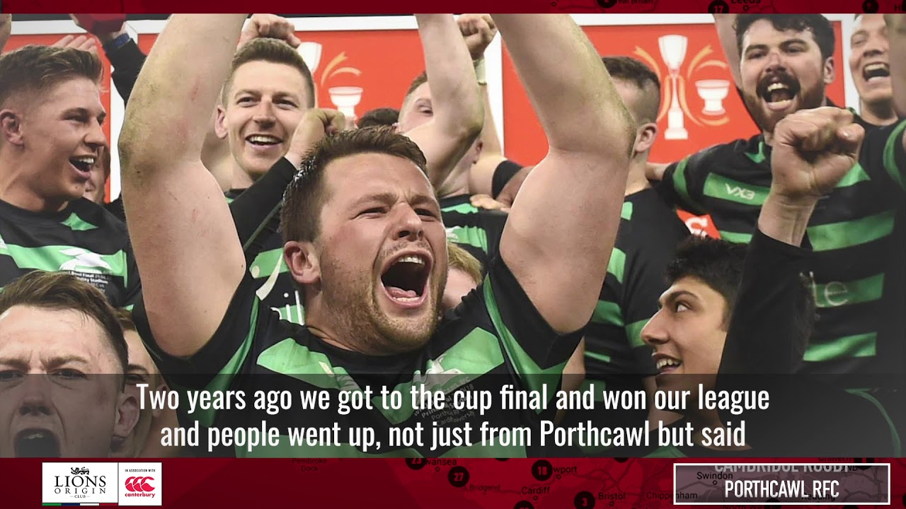 Lions Origin Clubs: Porthcawl RFC - YouTube