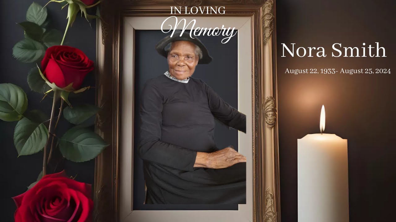 Funeral service for the late Nora Smith - YouTube