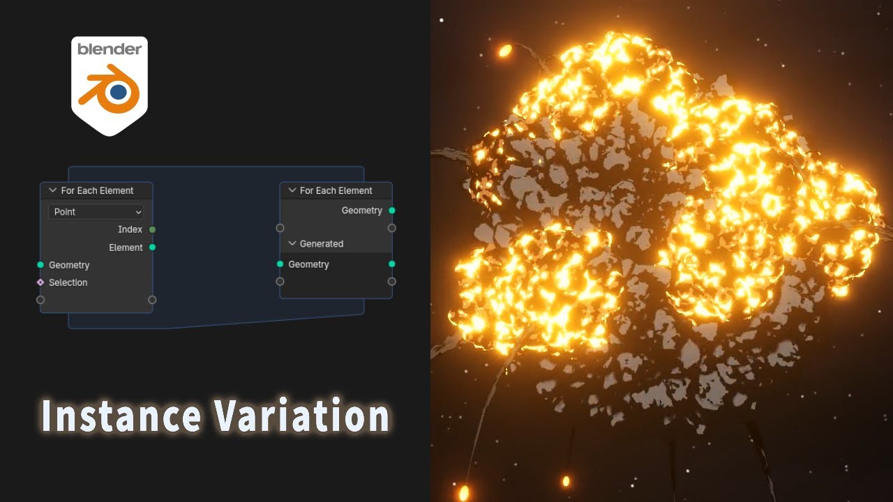 [Tut] Instance Variation using For Each Element Zone - Blender Geometry ...