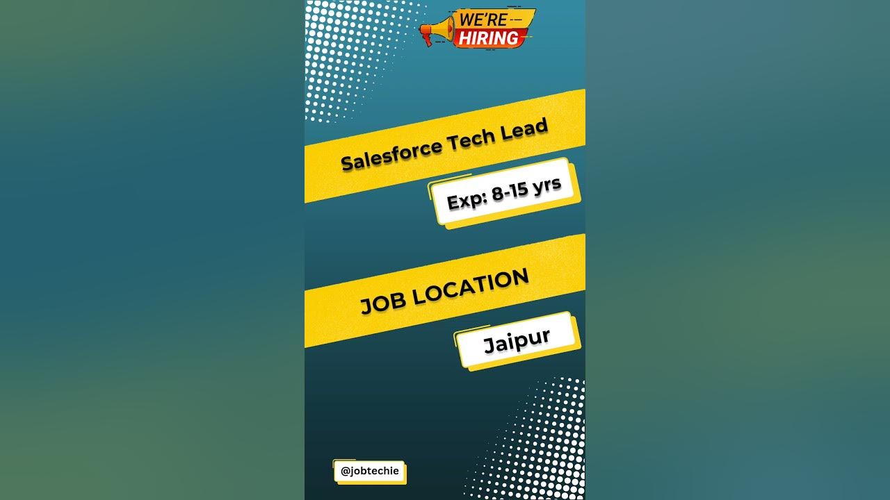 Salesforcedeveloper Hiring Salesforce Webtechnologies