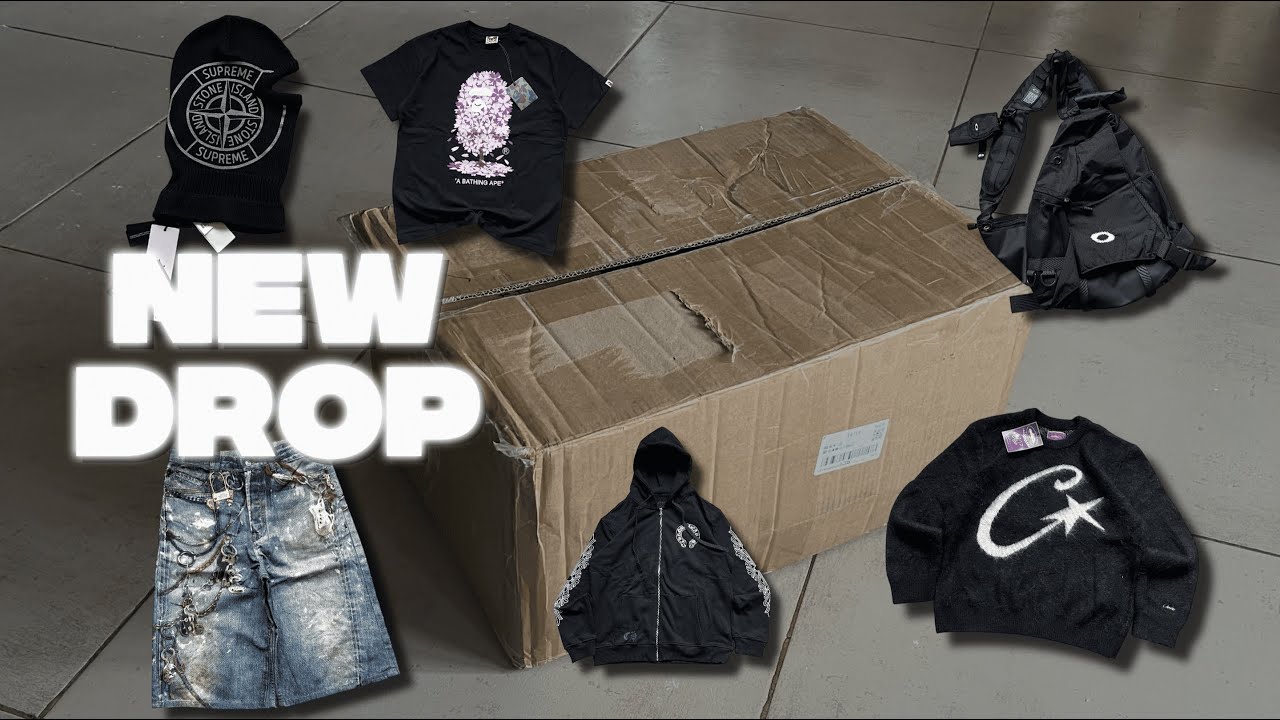 Unboxing del DROP más EPICO de mi marca de ropa: Corteiz, Chrome Hearts ...