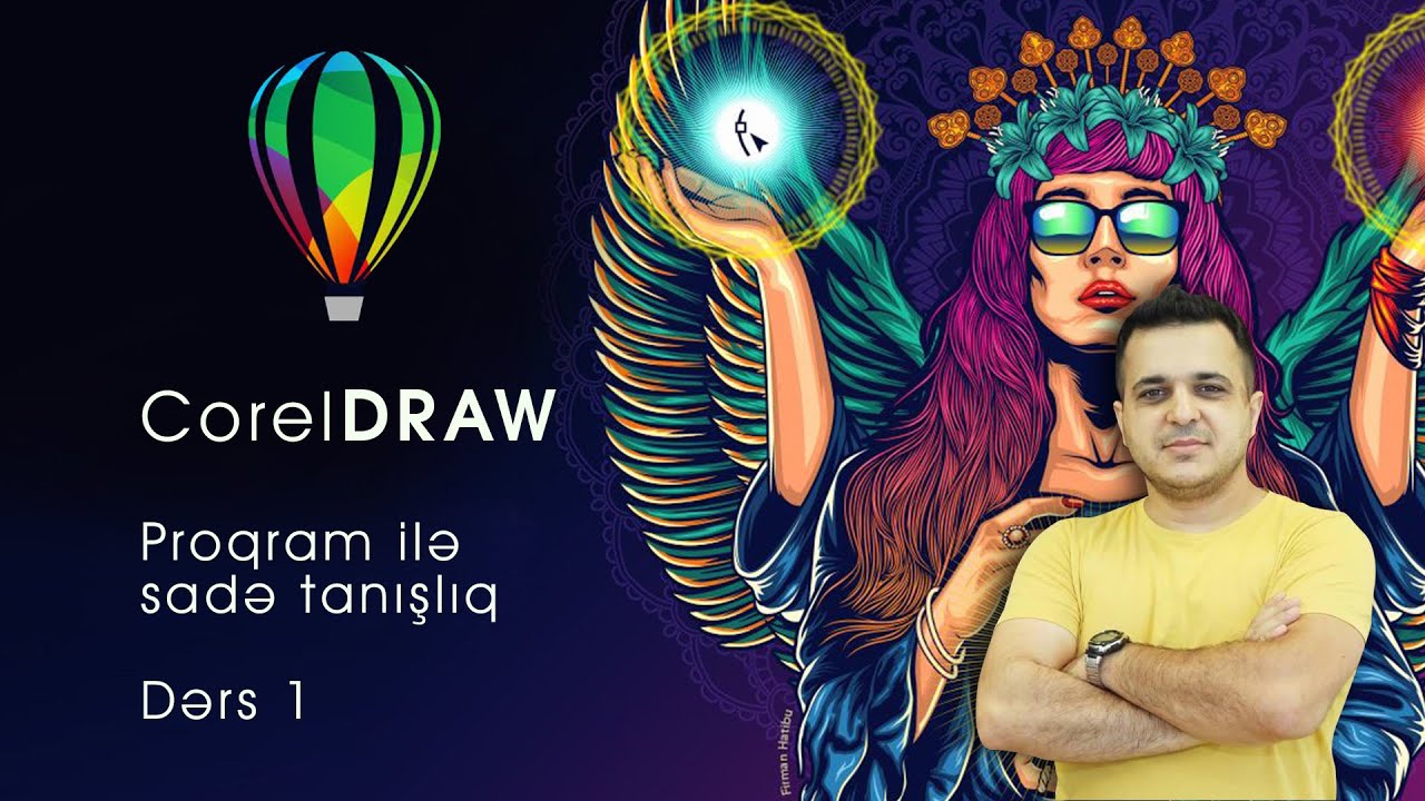 CorelDraw Proqramı ilə sadə tanışlıq (Dərs 1) - YouTube