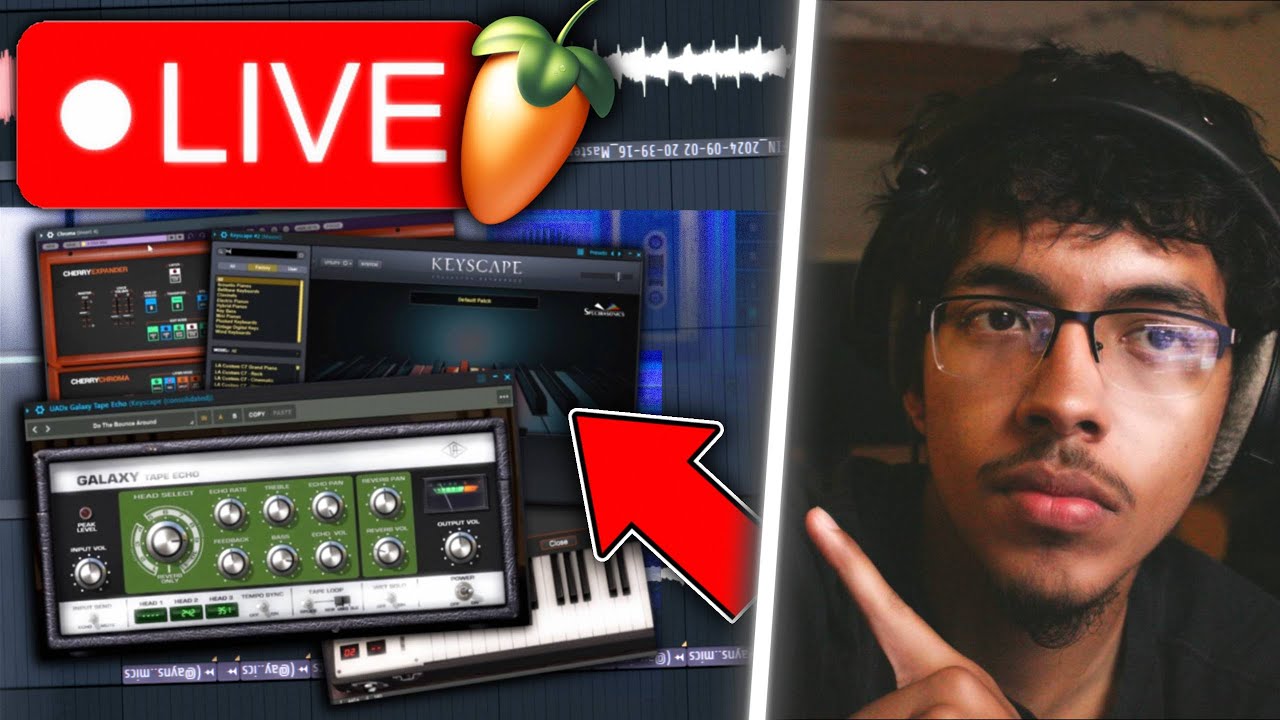 🔴making music LIVE. Send loops - YouTube