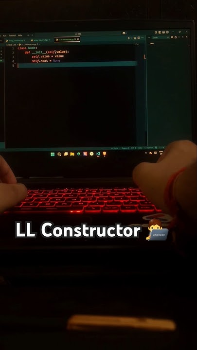 Linked List Constructor + Append in Python 🧠 | DSA Basics #shorts #python #dsainpython #ytshorts ...