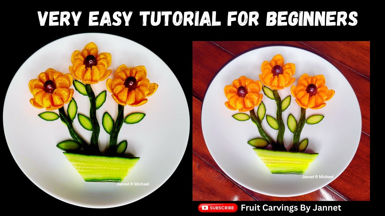 Fruit Decoration Idea: Fun and Easy To Make For Beginners - YouTube