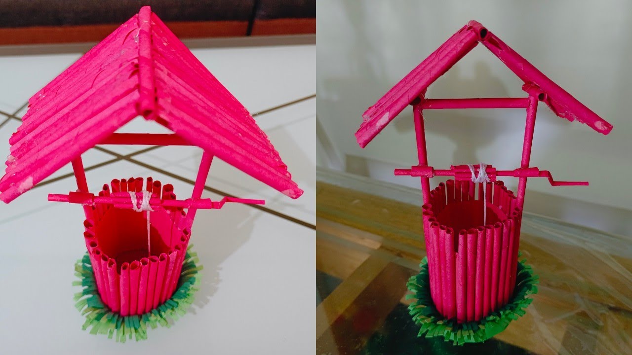 DIY - Water Well With Paper - Paper Craft Home Decoration ideas ...