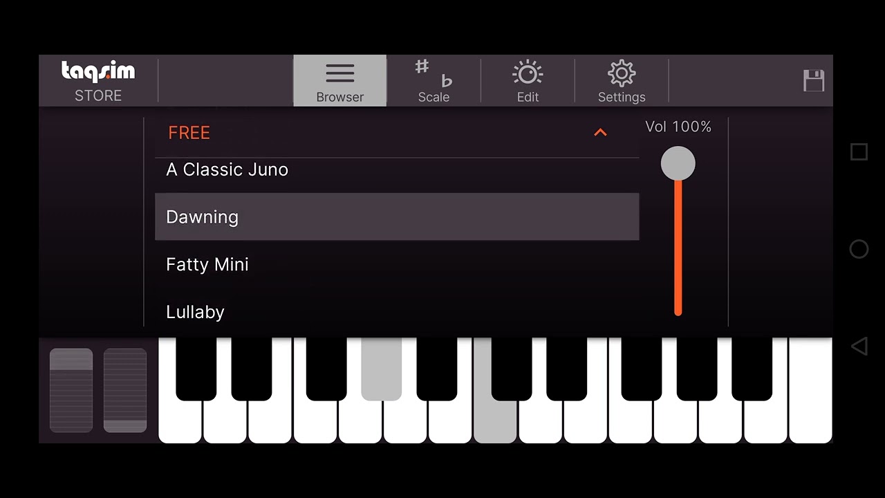Aca hurricane 130 playing in synthesizer - YouTube