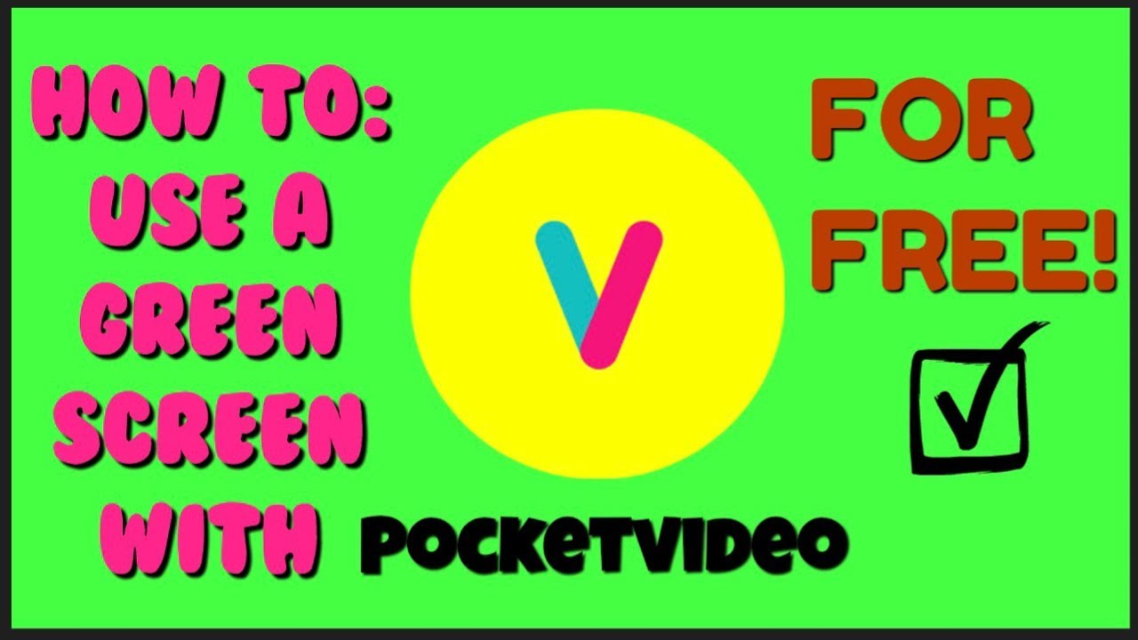How to: Use a Green Screen with Pocketvideo - YouTube