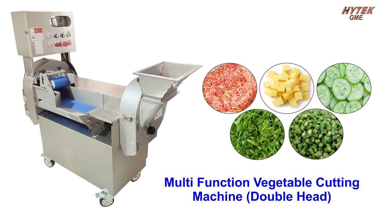 Automatic Vegetable Cutting Double Head | Vegetable Cutting, Dicing ...