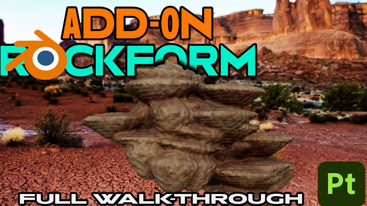 HOW TO CREATE BEAUTIFUL ROCKS IN BLENDER (ROCKFORM TUTORIAL) - YouTube