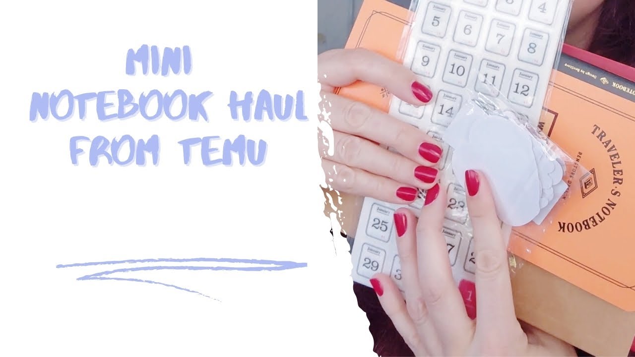 NEW NOTEBOOKS | QUICK TEMU HAUL - YouTube